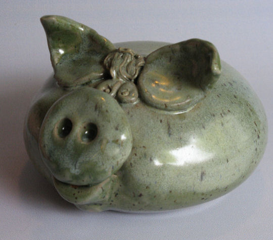 Stoneflower Pottery & Tin - Animal Banks by Elaine Hardman